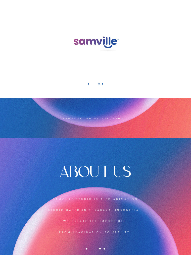 Samville Studio Profile 2023 | PDF | Experience | Animation