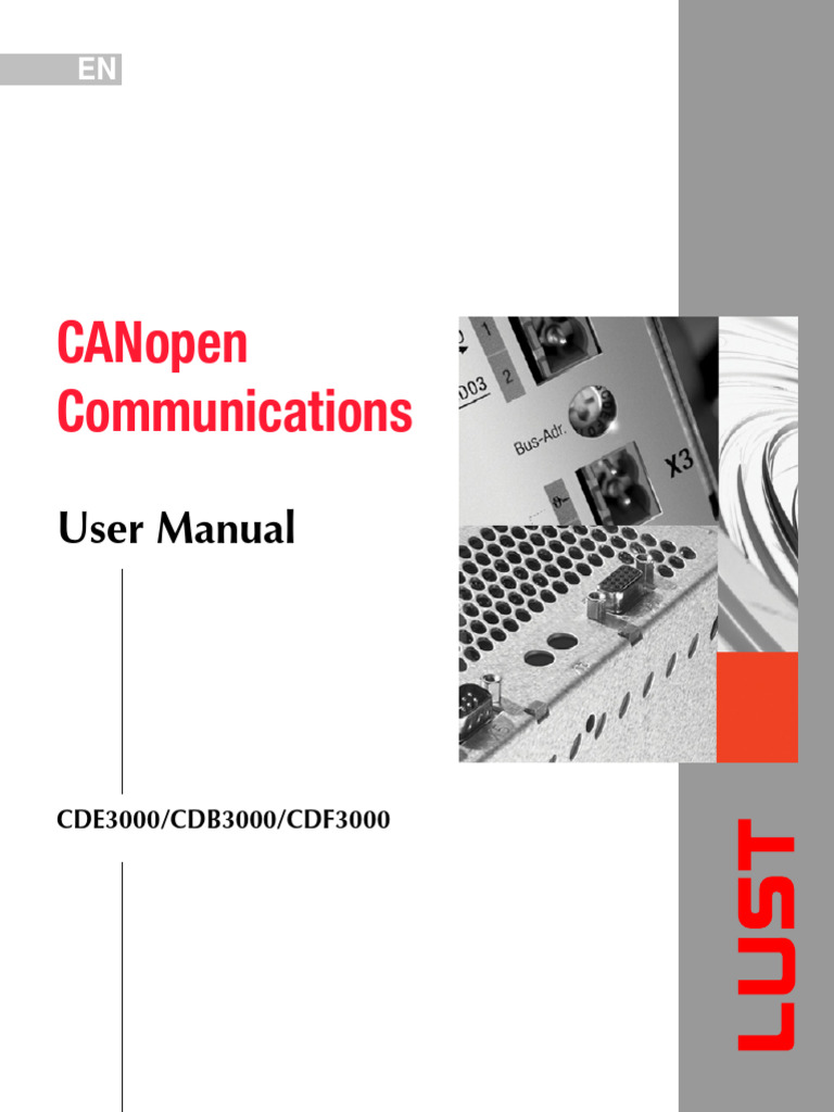 Canopen Communications: User Manual | PDF | Computing | Computer Engineering