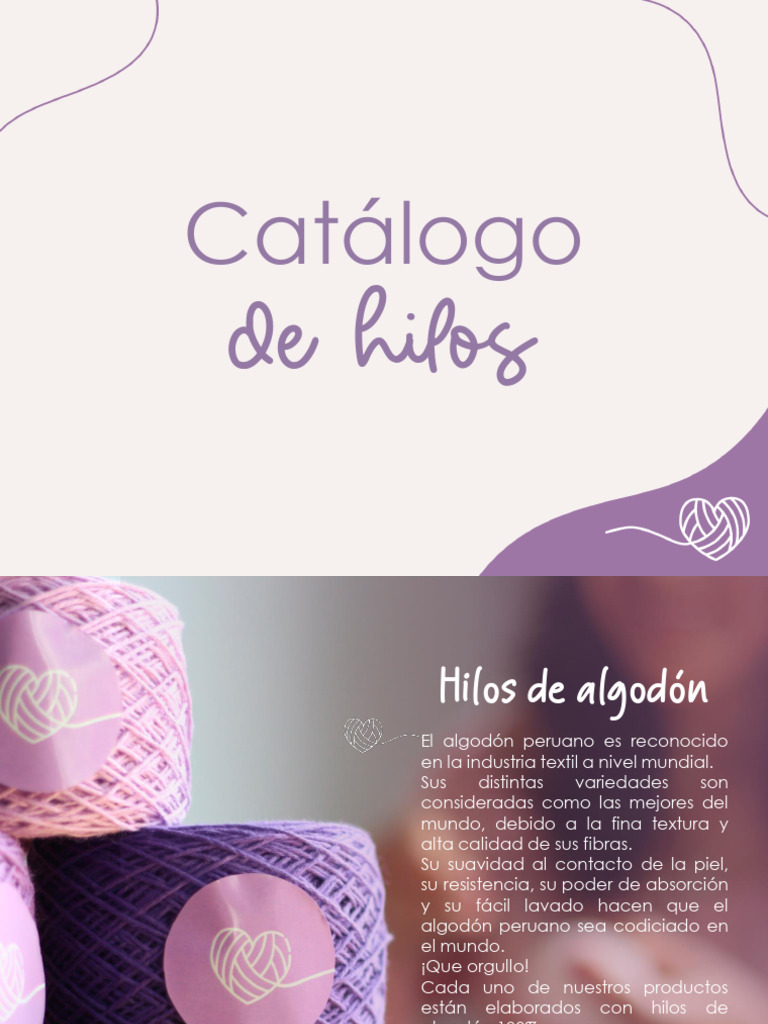 Catálogo de Hilos | PDF