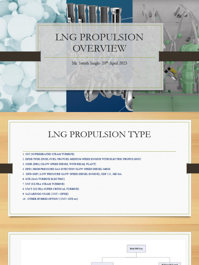 LNG Propulsion Types & Efficiency | PDF | Technology & Engineering