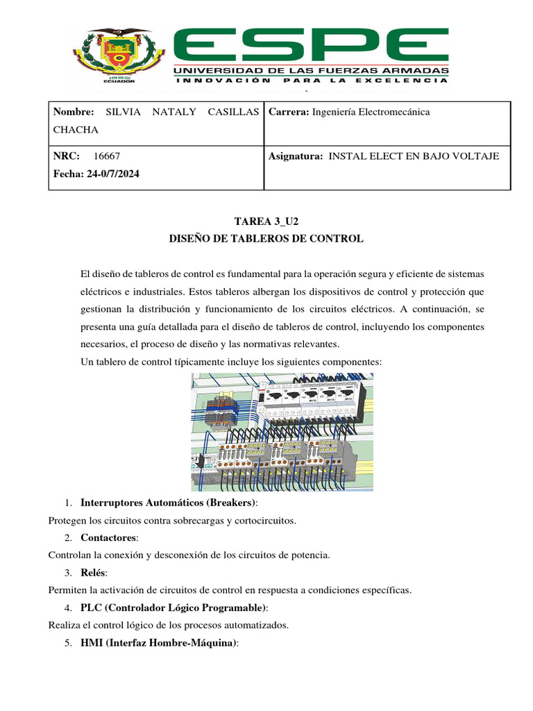 Diseño de Tableros con PLC | PDF | Controlador lógico programable | Red ...