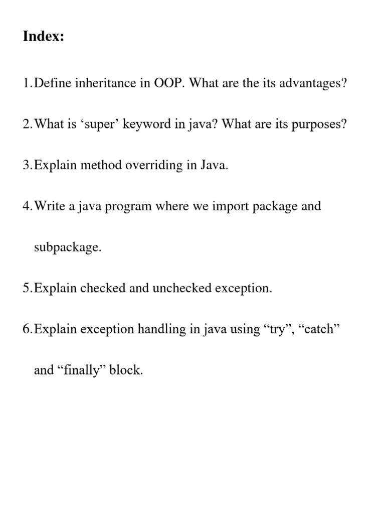 Kunal Java Unit-2 | PDF | Inheritance (Object Oriented Programming ... Kunal Java Unit-2 | PDF | Inheritance (Object Oriented Programming ...