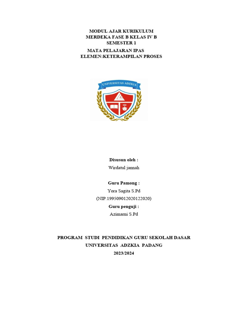 Modul Ajar 4B Revisi | PDF