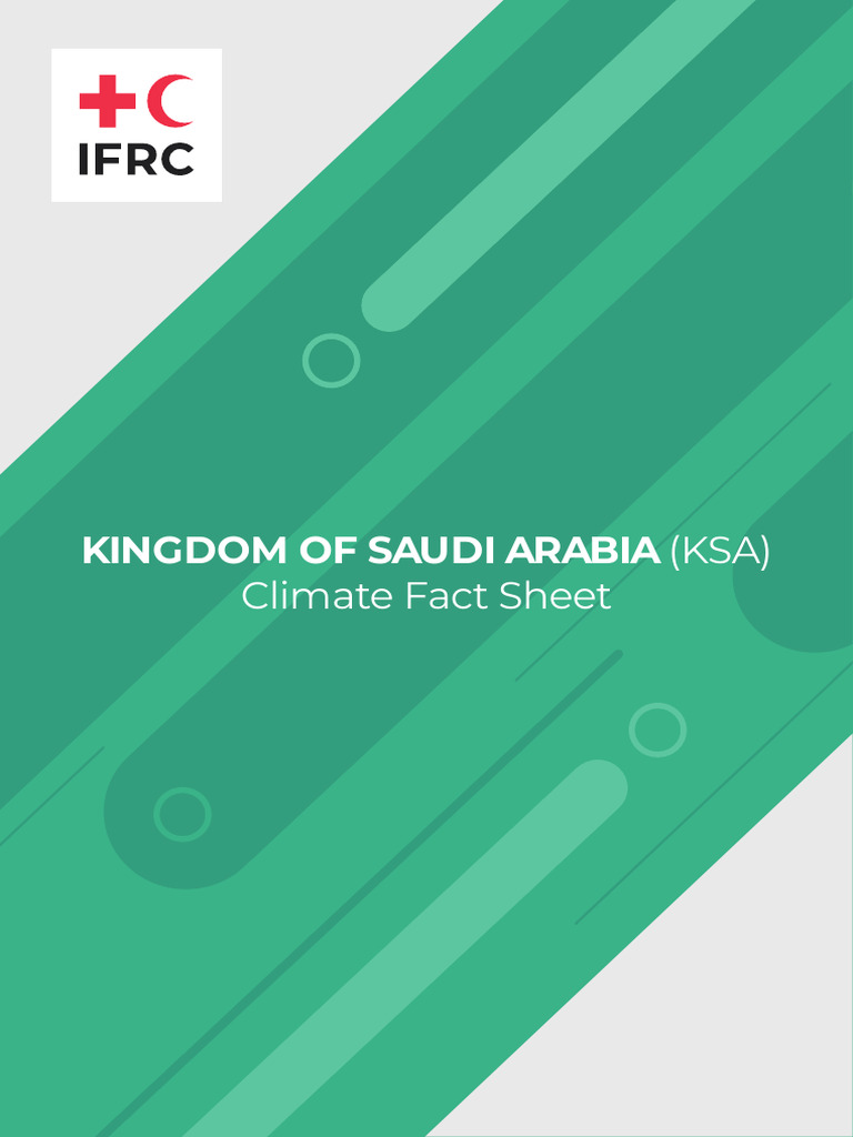 KSA - Climate - Fact - Sheet - EN 3 | PDF | Flood | Natural Disasters