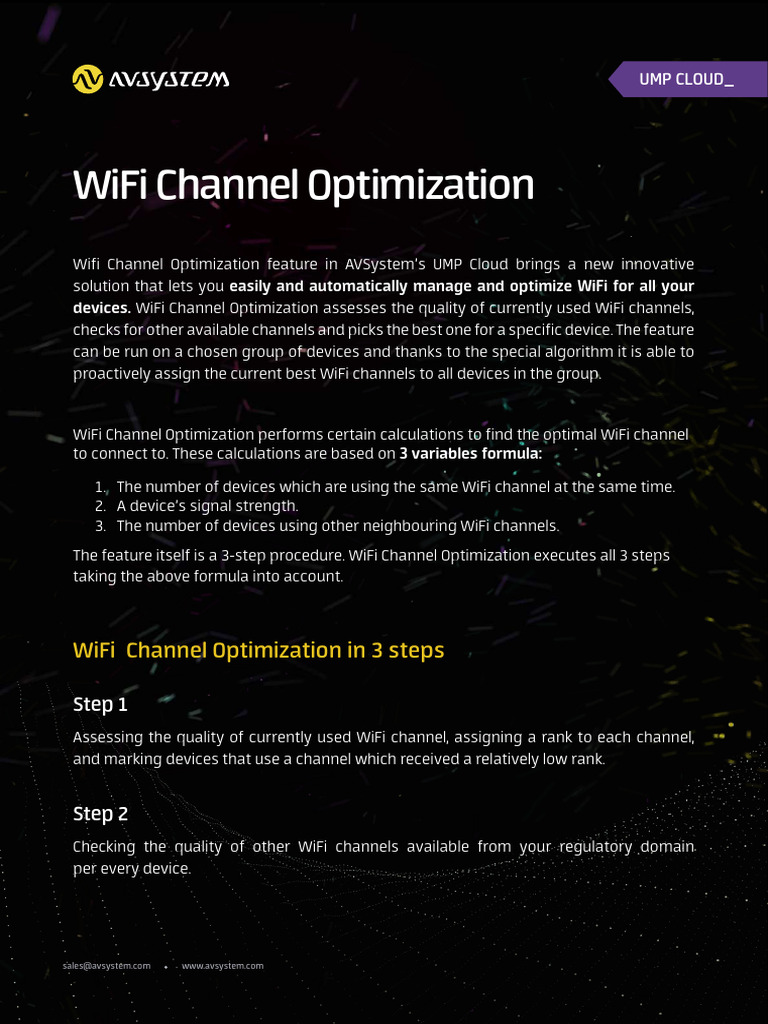 WiFi Channel Optimization | PDF | Wi Fi | Mathematical Optimization