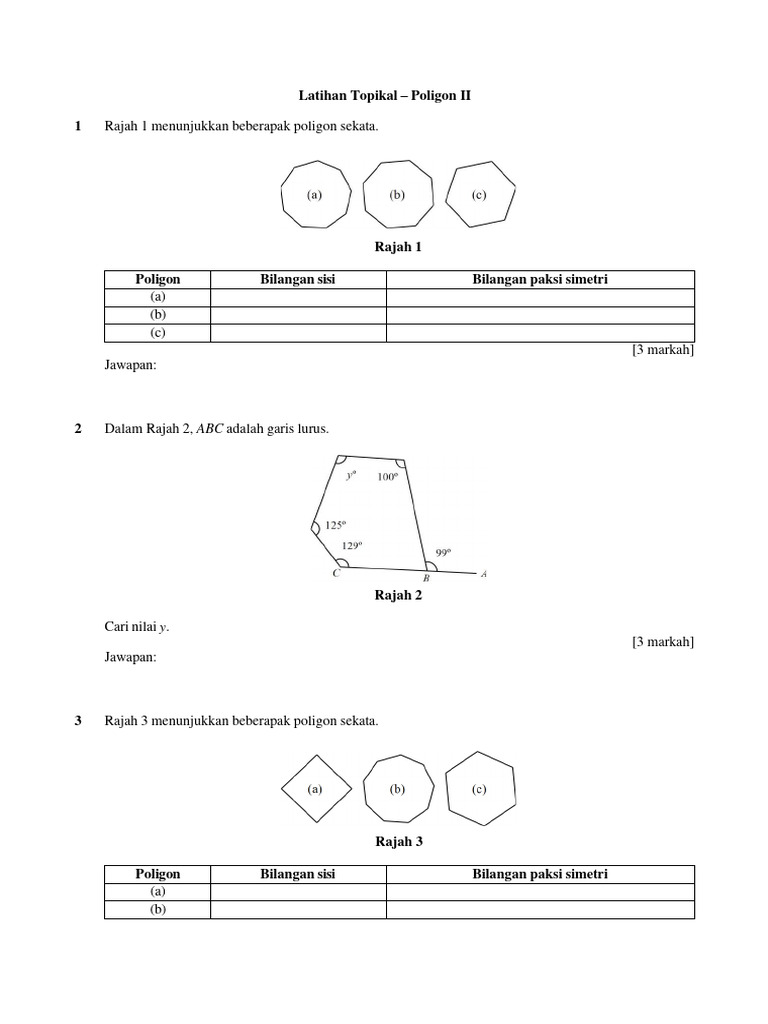 Poligon II Quiz | PDF