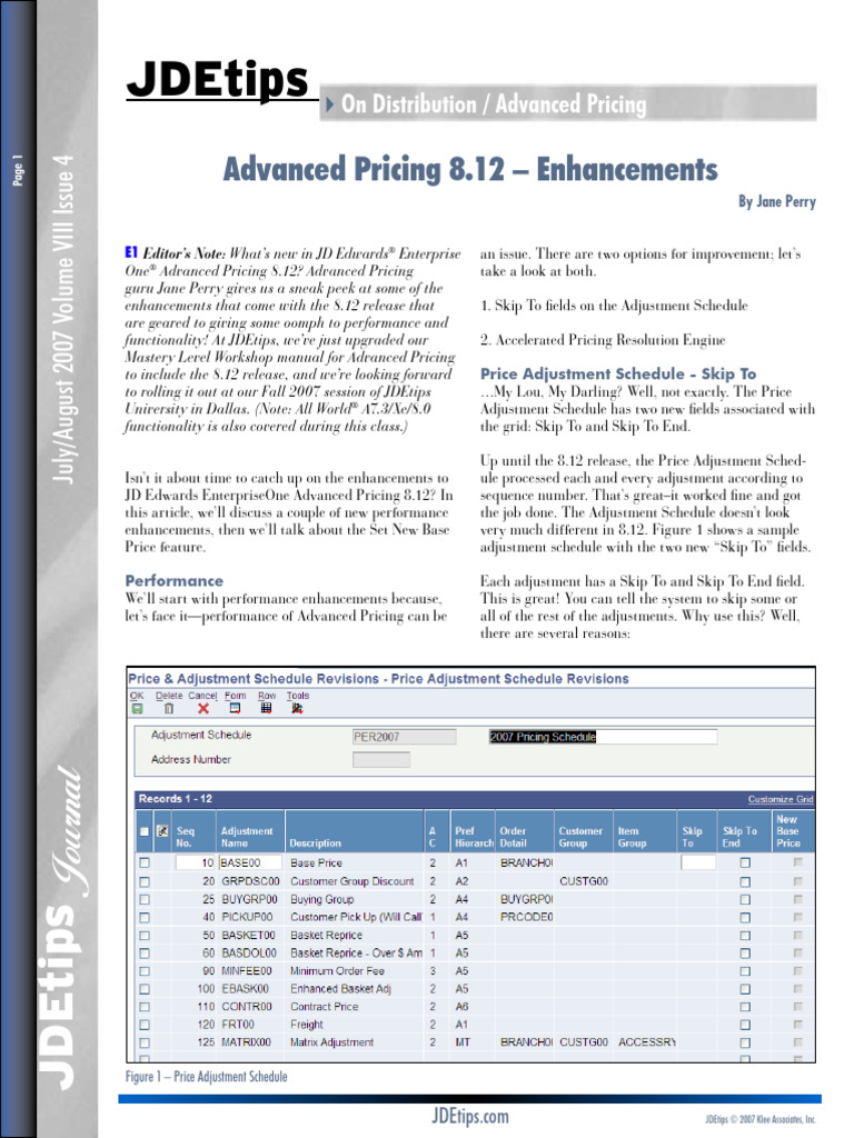 Advancedpricing8 12enhancements934 | PDF | Cache (Computing) | Computing
