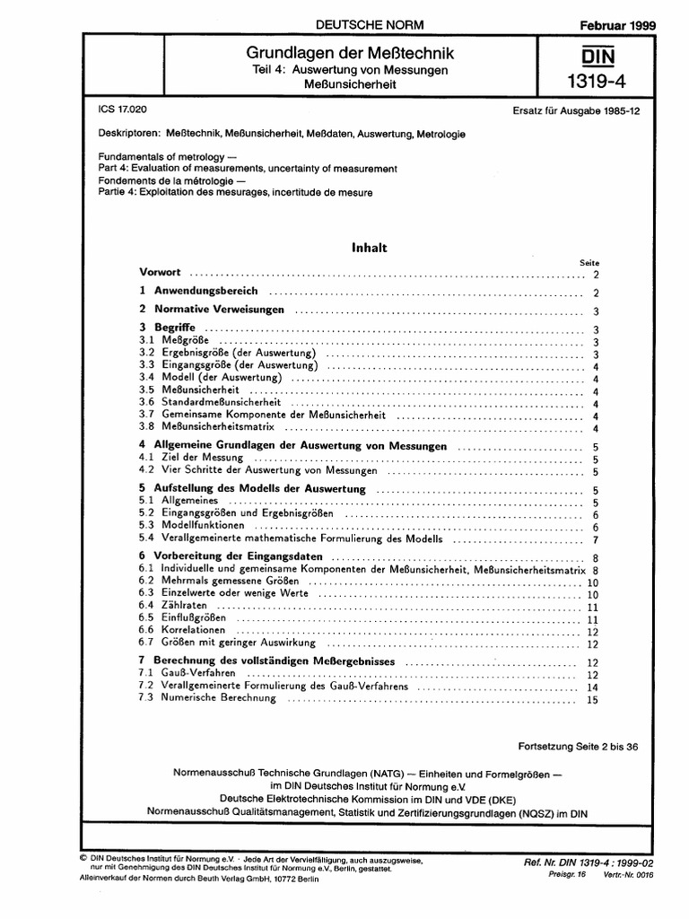 Din 1319 | PDF