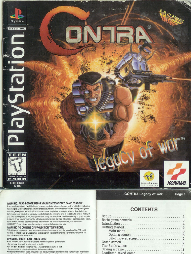 Contra - Legacy of War (USA) | PDF