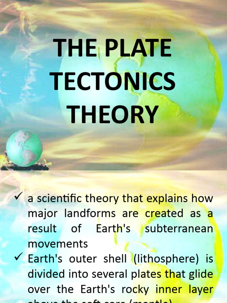 Lecture 1 1b Pdf Plate Tectonics Earth