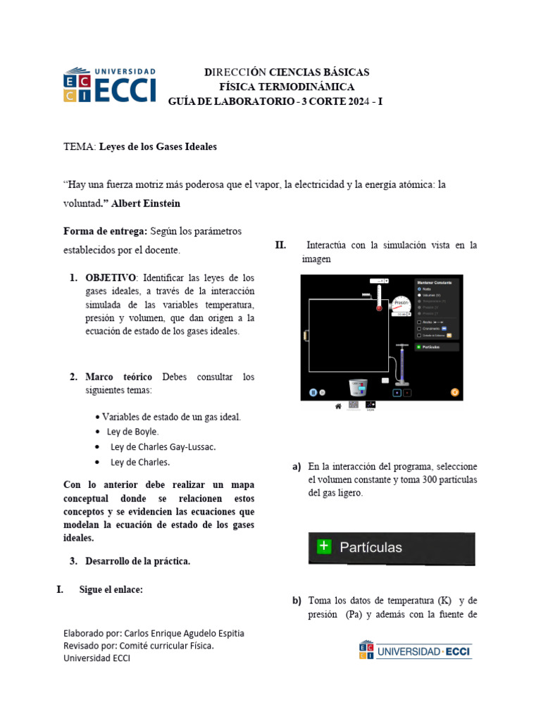 Guia de Laboratorio de Fisica de Fluidos | PDF | Gases | Mecánica