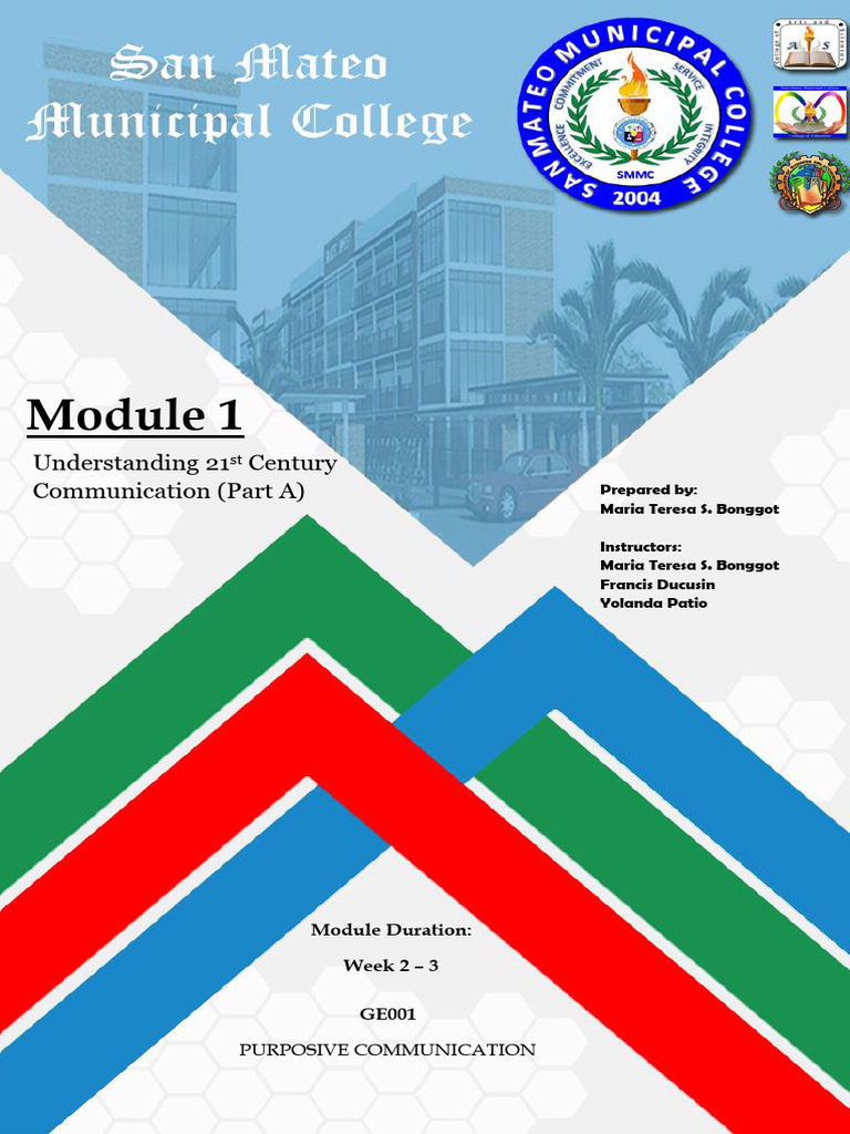 GE001 Module 1 Understanding 21st Century Part A | PDF | Communication ...