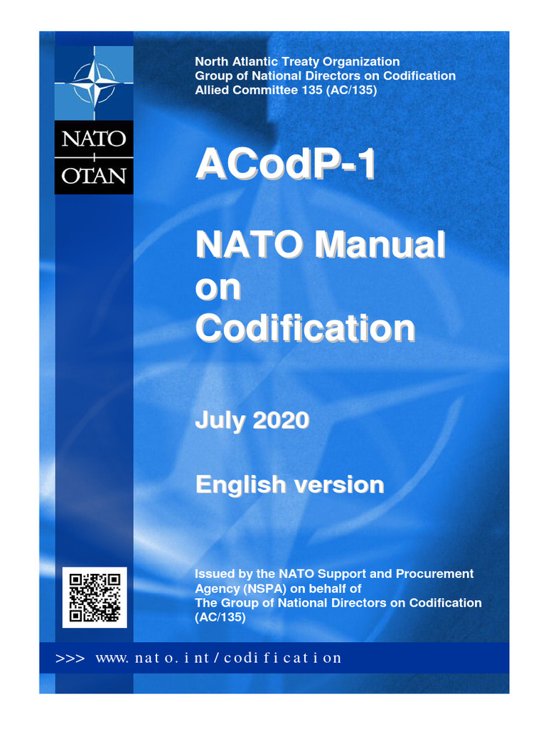 NATO Manual On Codification | PDF | Xml