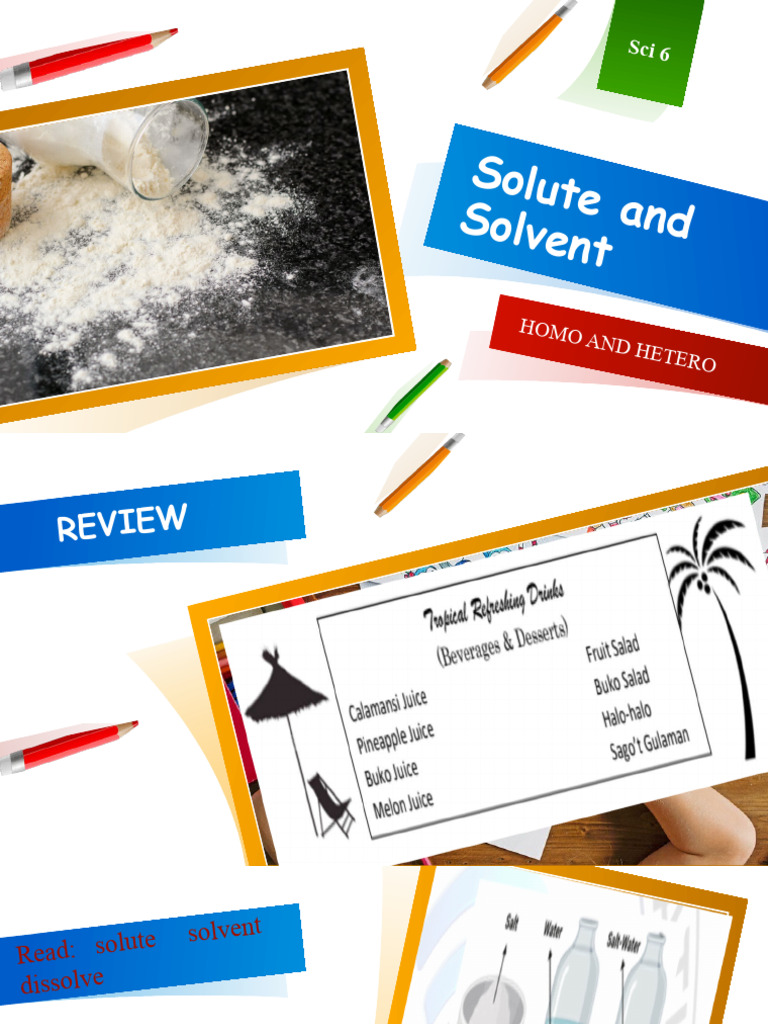 Solute and Solvent | PDF | Solvent | Water