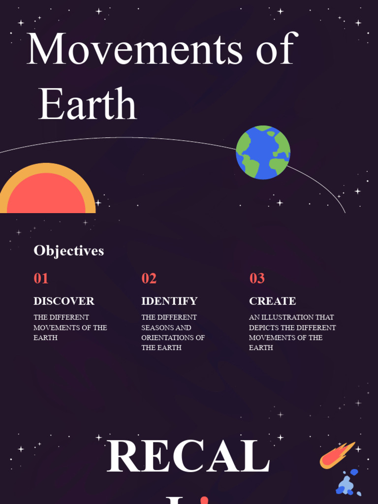 Earths Movements Final Talagang Talaga | PDF | Apsis | Night