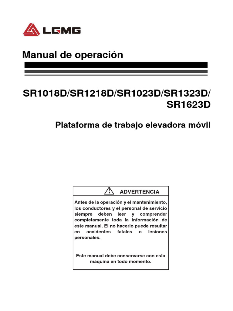 RT Operation Manual - (SPANISH) - SR1623D | PDF | Tanques | Máquina ...