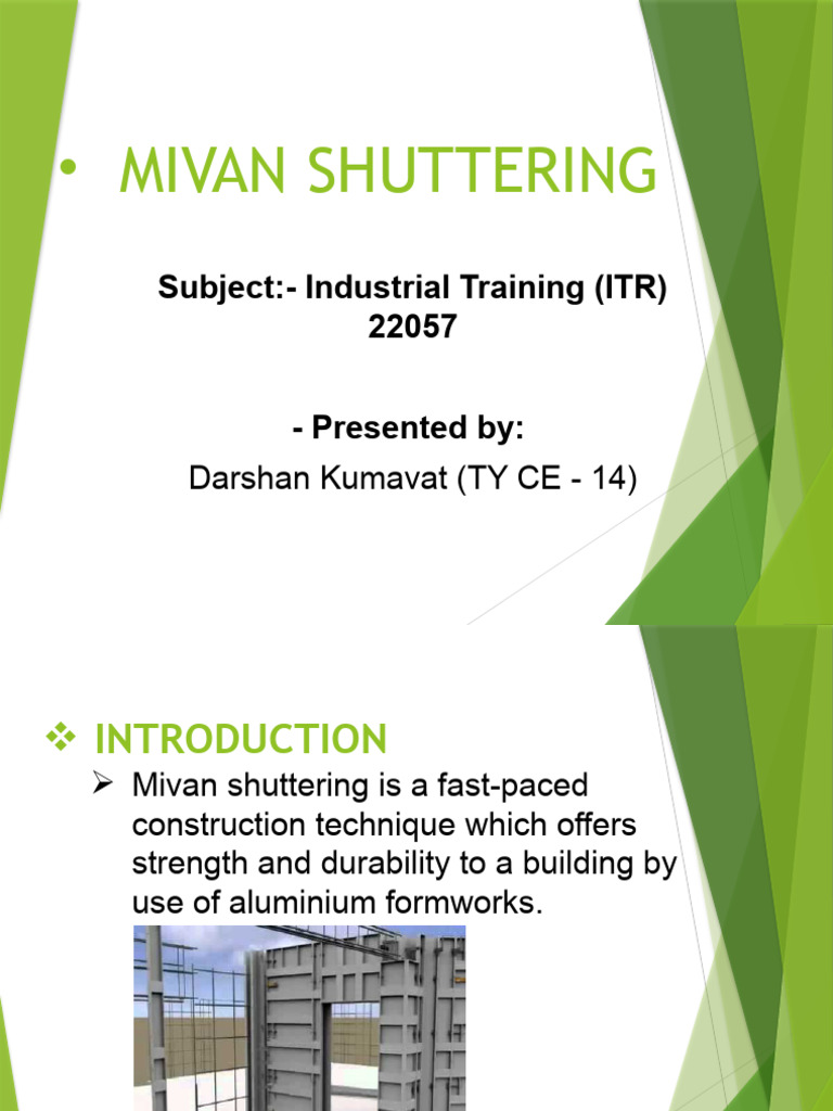 Mivan Shuttering PowerPoint Presentation | PDF