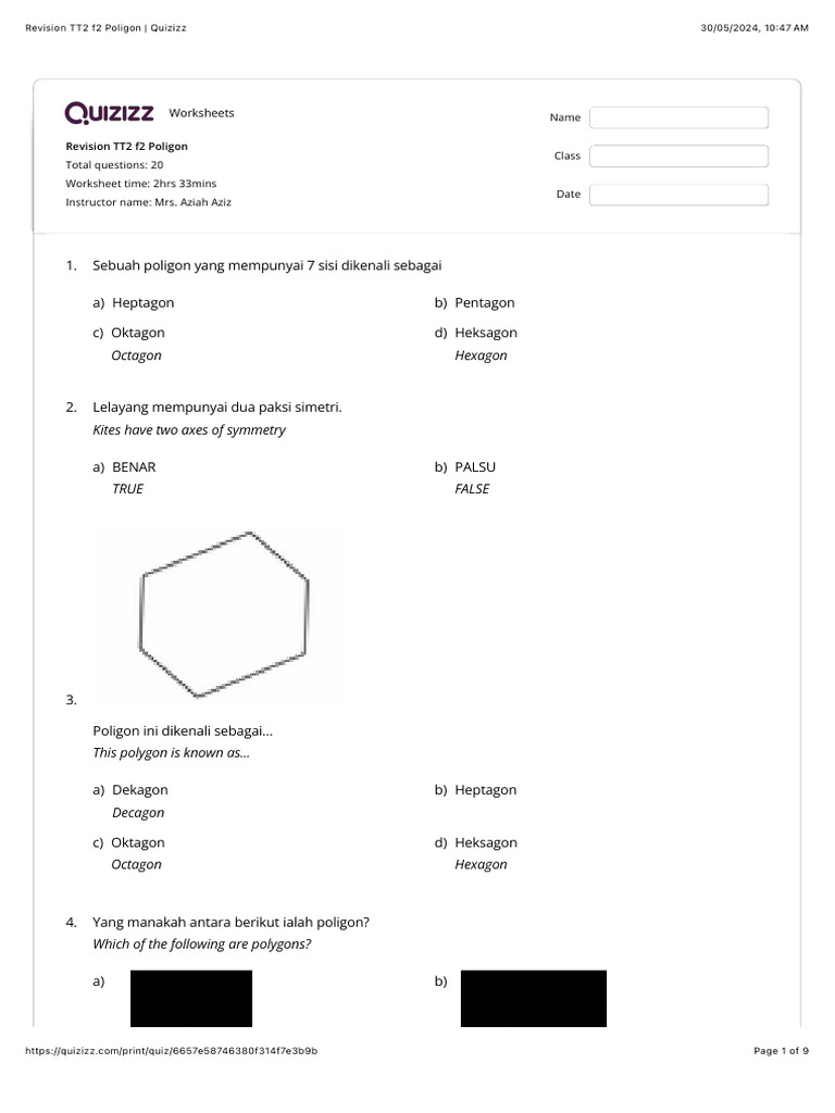 Revision TT2 f2 Poligon | PDF
