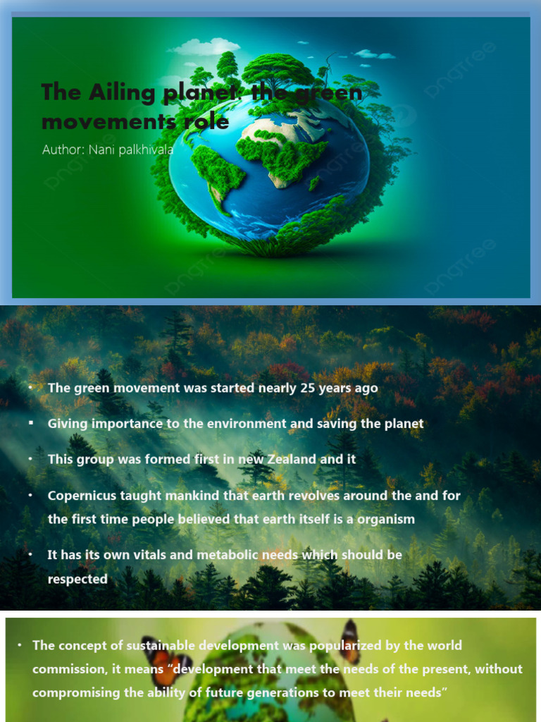 The Ailing Planet | PDF | Natural Environment | Environmental Conservation