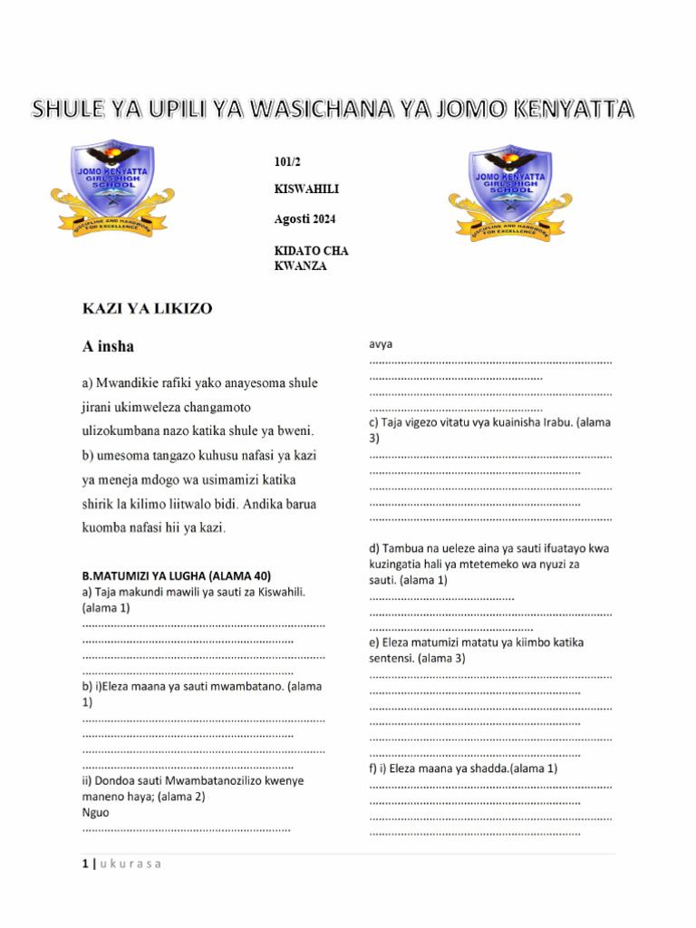 Kis Form 1pdf | PDF | Home & Garden