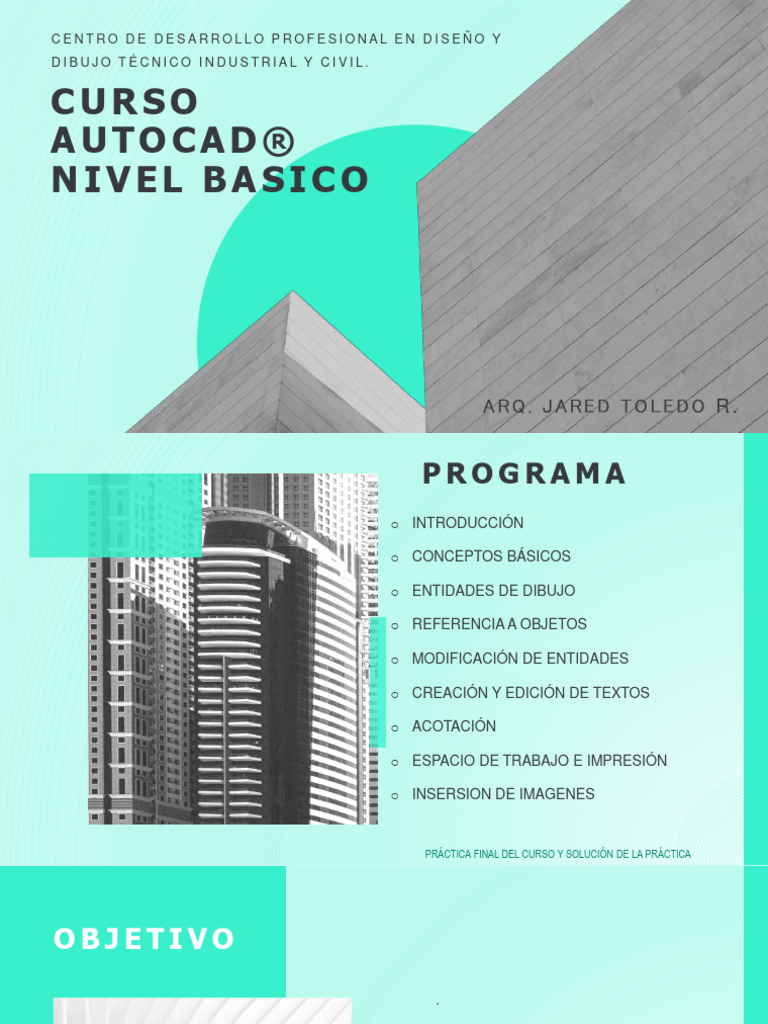 Curso Autocad Nivel Basico 1 | PDF | Cad automático