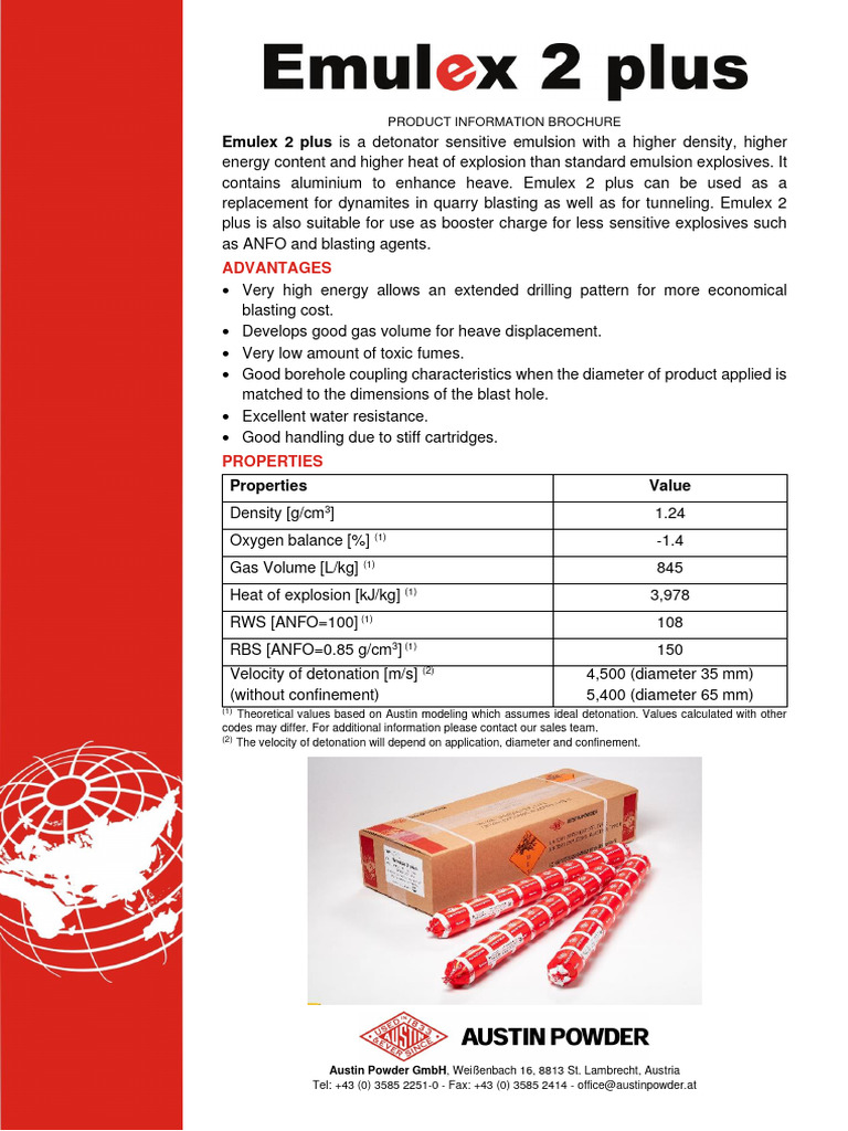 Emulex 2 Plus: High-Energy Explosive | PDF