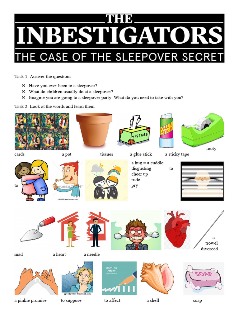 The Case of The Sleepover Secret | PDF