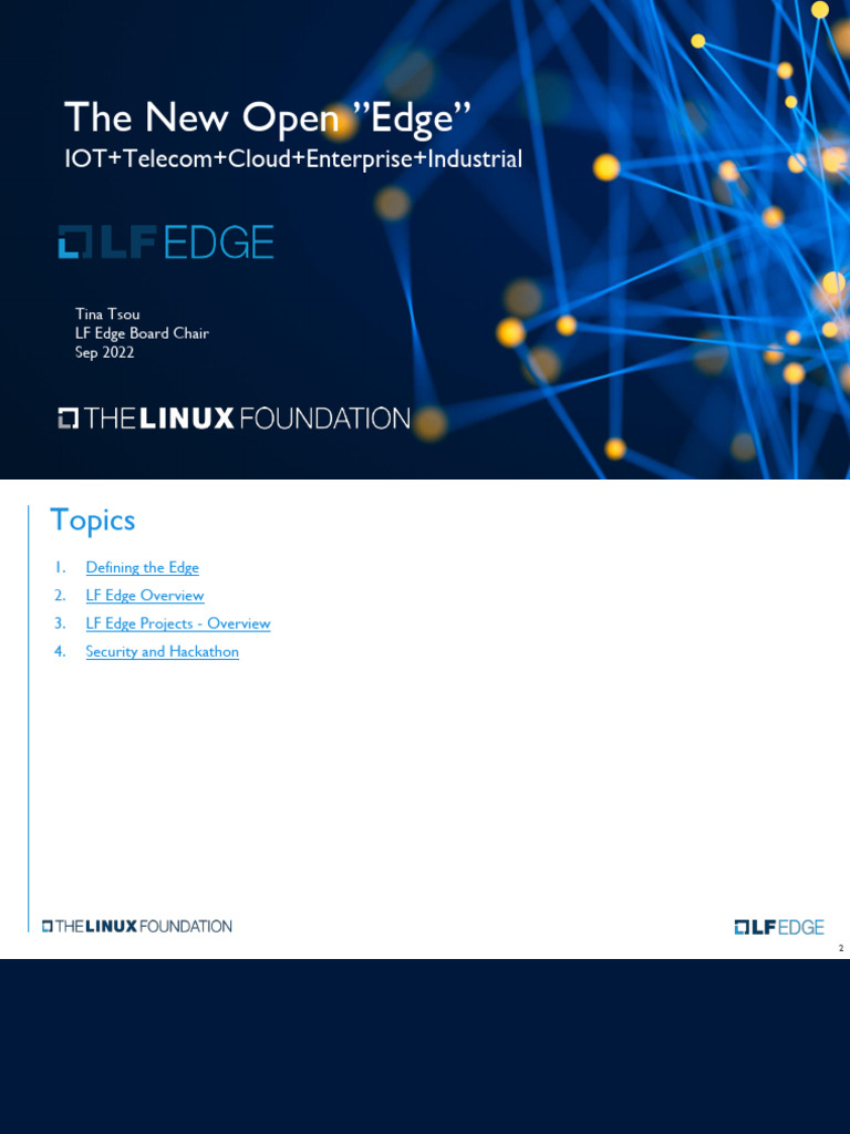 LF Edge - Akraino Summit Sep 2022 | PDF | Cloud Computing | Computer Network