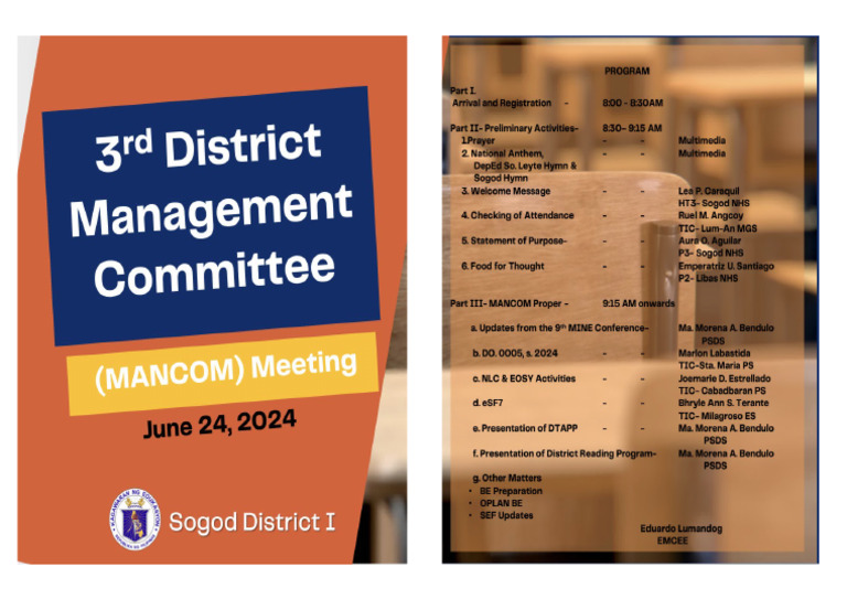 Program Mancom | PDF