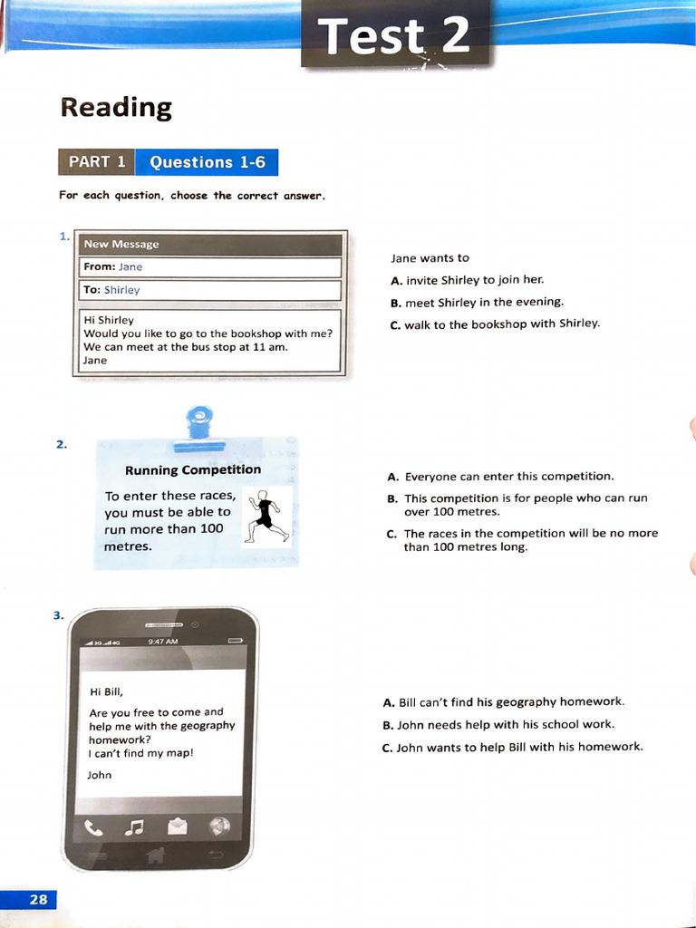 Test 2 - Simply A2 | PDF