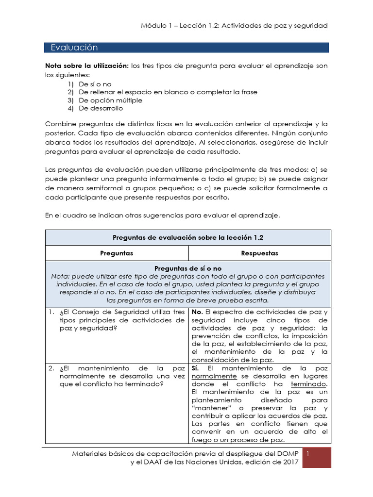 Level 2 Learning Evaluation Examples