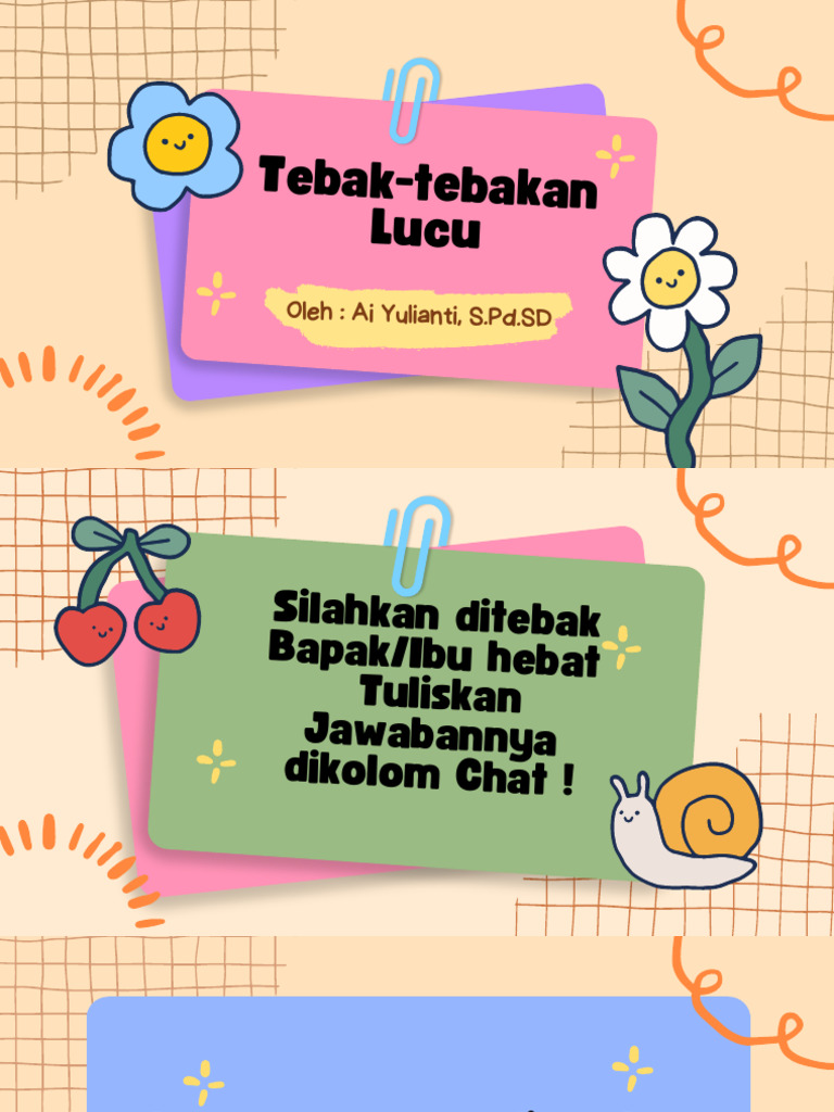 Tebak-Tebakan Lucu | PDF