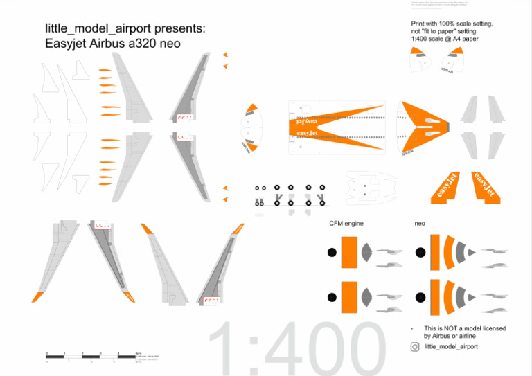 400 Scale Easyjet A320 Neo and Ceo | PDF