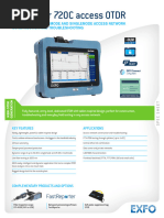 EXFO OTH-7000 Fiber Monitoring System | PDF | Optical Fiber | Decibel