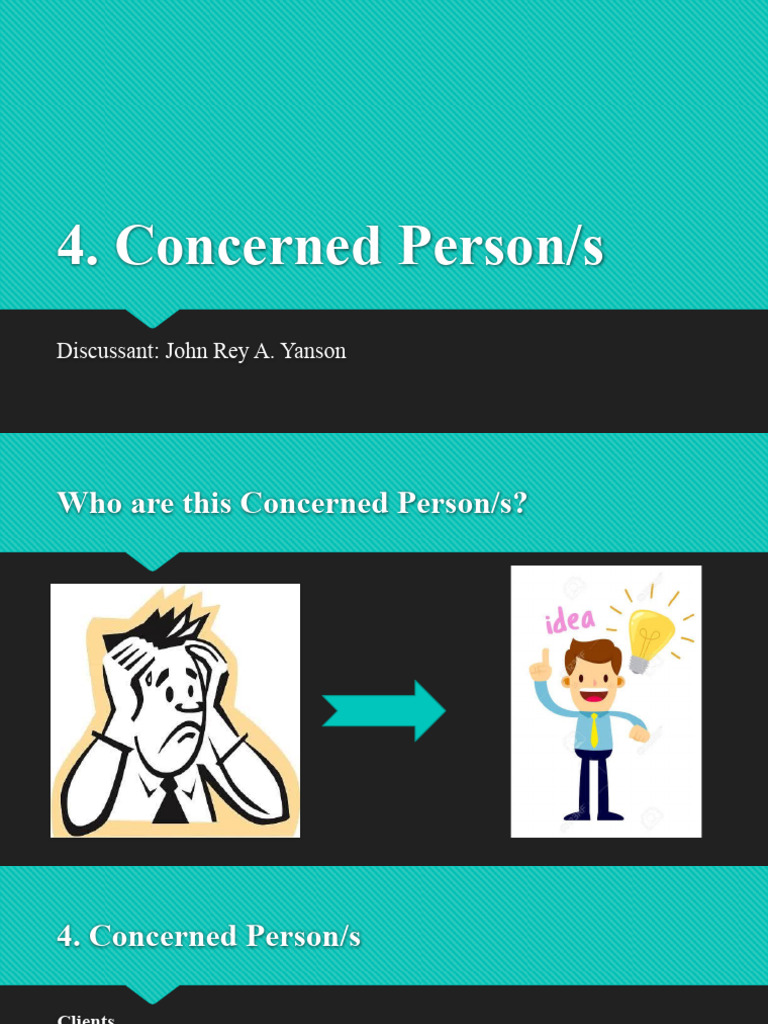 Concerned Persons | PDF | Government Agencies | Employment