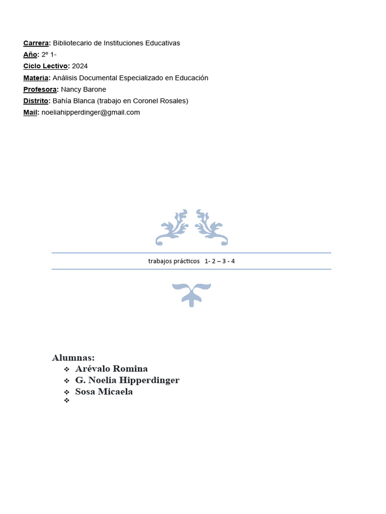 Ad2 Tpn°1 2 3 4 | PDF | Enseñando | Plan de estudios