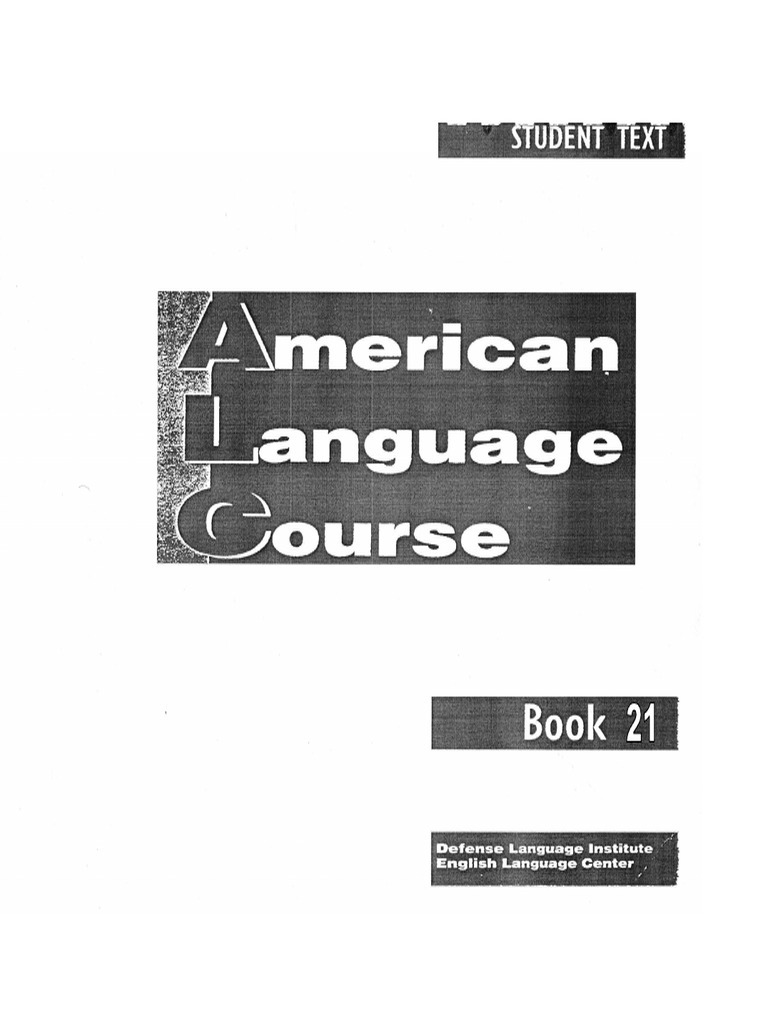 ELC (English Language Course) - Book 21 | PDF