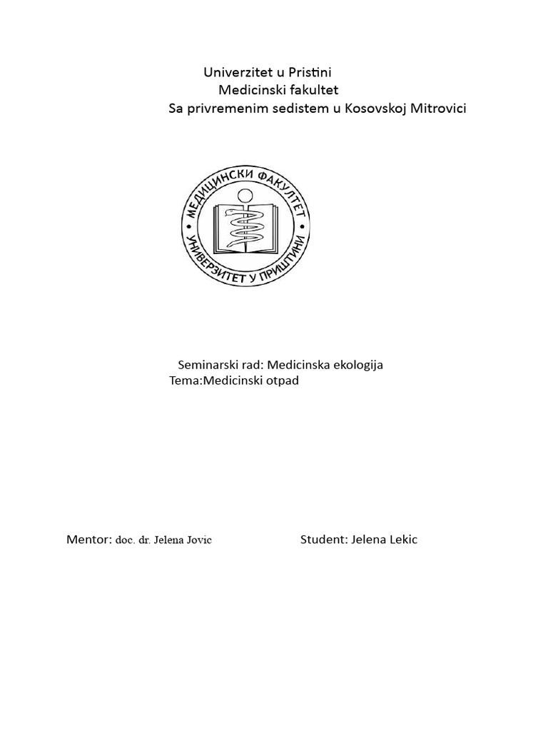 Medicinski Otpad | PDF