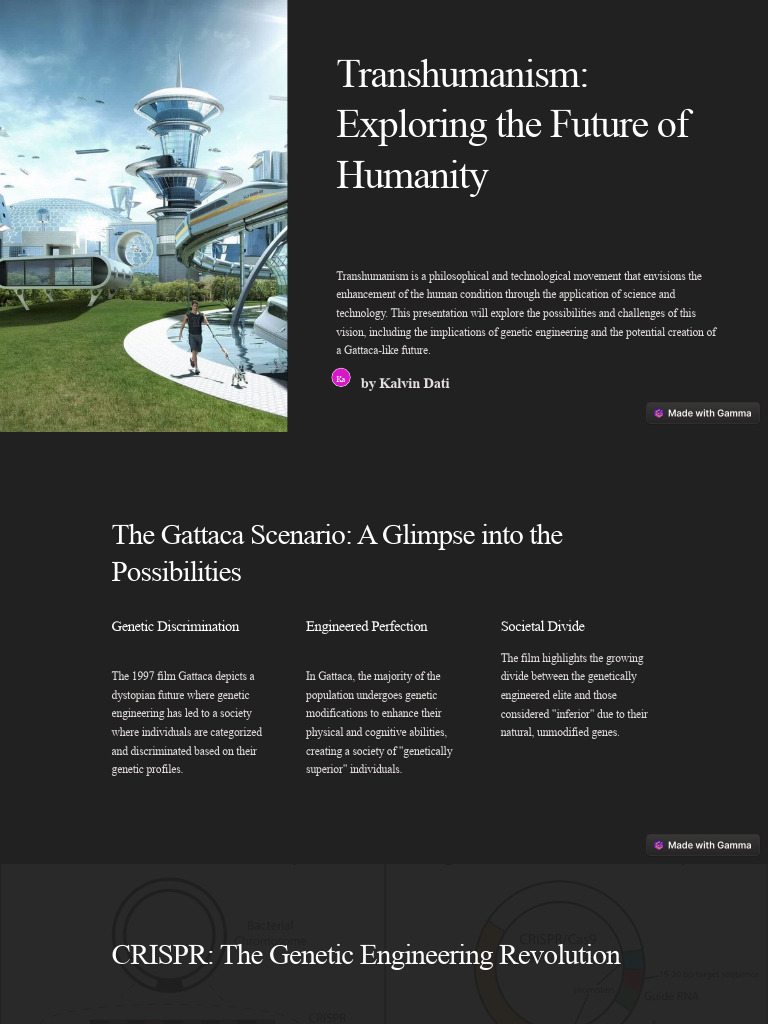 Transhumanism Exploring The Future of Humanity | PDF | Transhumanism | Biology