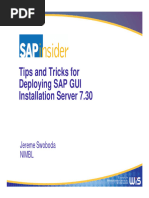SAP GUI 710 Installation Procedure v1 | PDF | Sap Se | Login