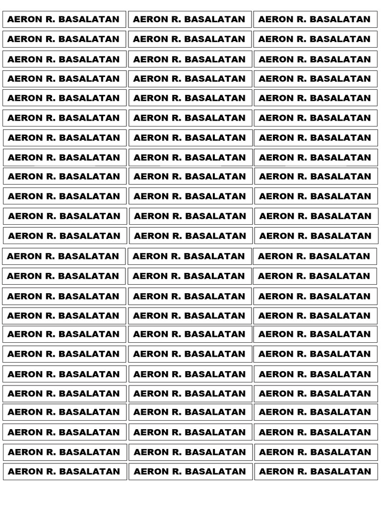 Name For Notebook (Ken - Aeron - Matmat) | PDF | Wellness