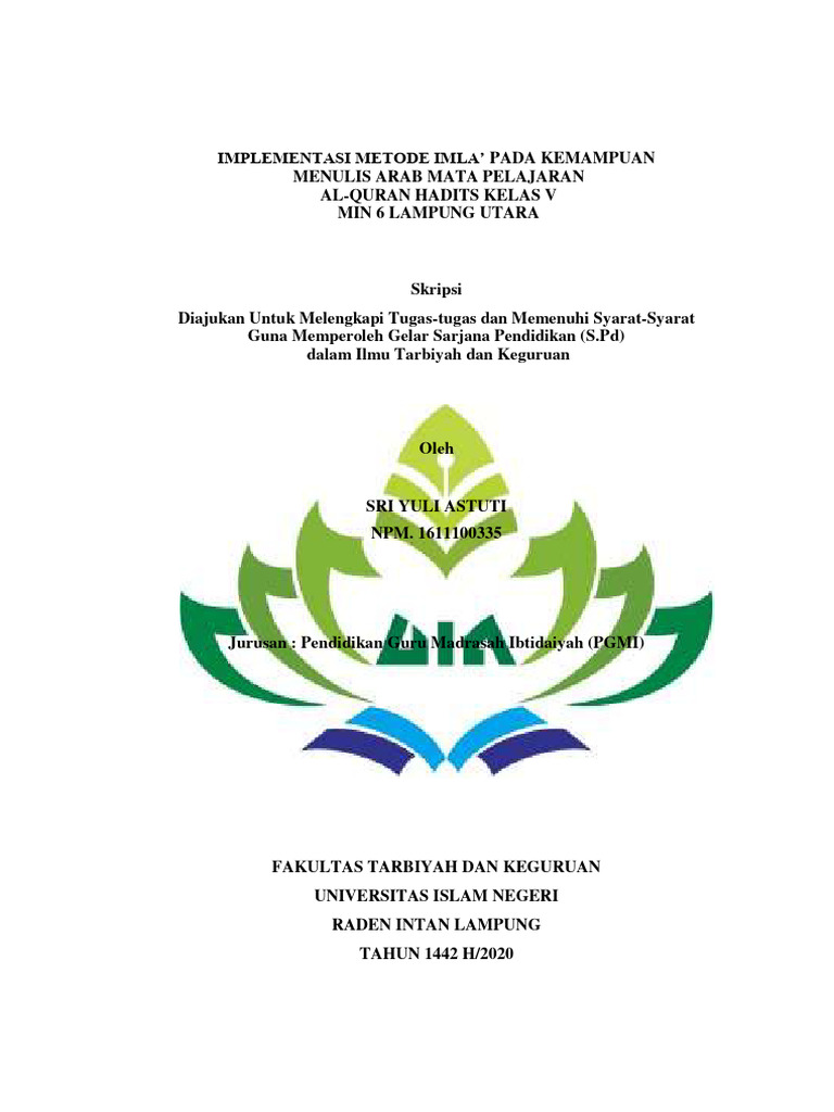 Implementasi Metode Imla | PDF