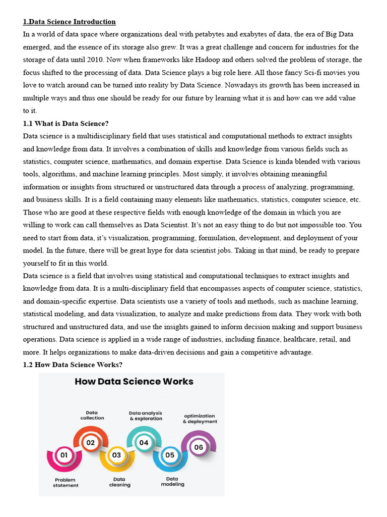 Data Science | PDF | Data Science | Chart
