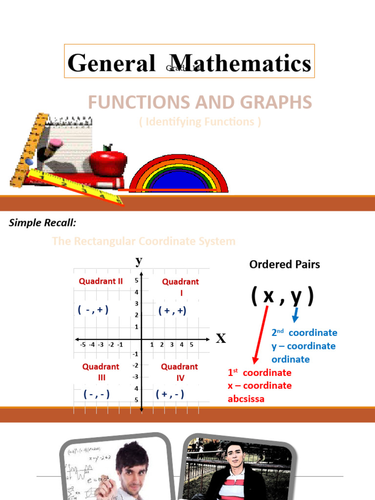 Identifying Functions Pdf Cartesian Coordinate System Function Mathematics