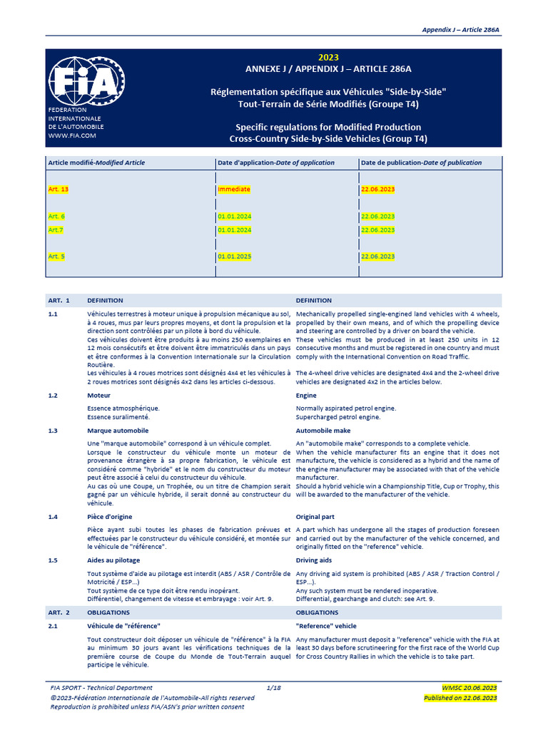 286a 2023 WMSC 2023.06.20 CV | PDF | Véhicules terrestres | Véhicule ...