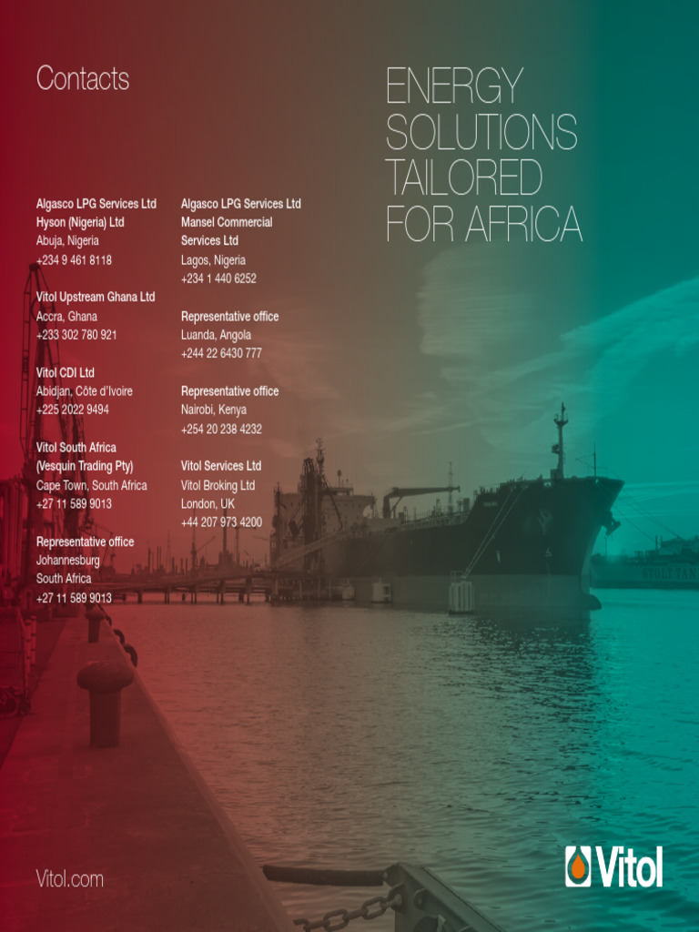 VITOL - Energy Solutions Tailored For Africa Brochure - June 2019 - EN ...