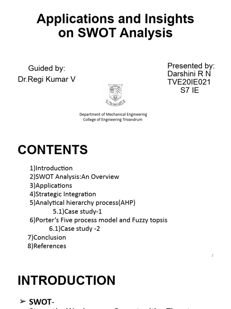 Seminar PPT Modified | PDF | Swot Analysis | Economies