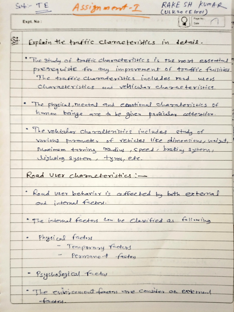 Transportation Notes | PDF