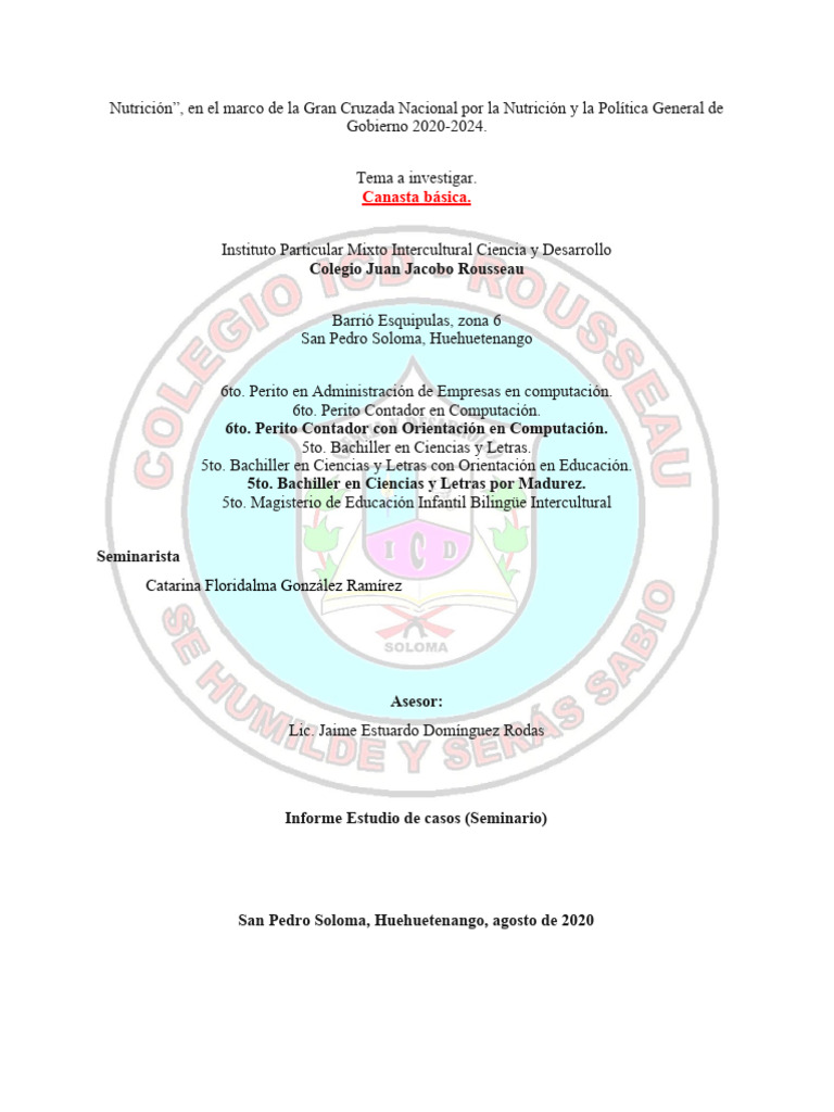 Portada, Introducción, Índice, (Estudio de Casos) - 1 | PDF | Aprendizaje