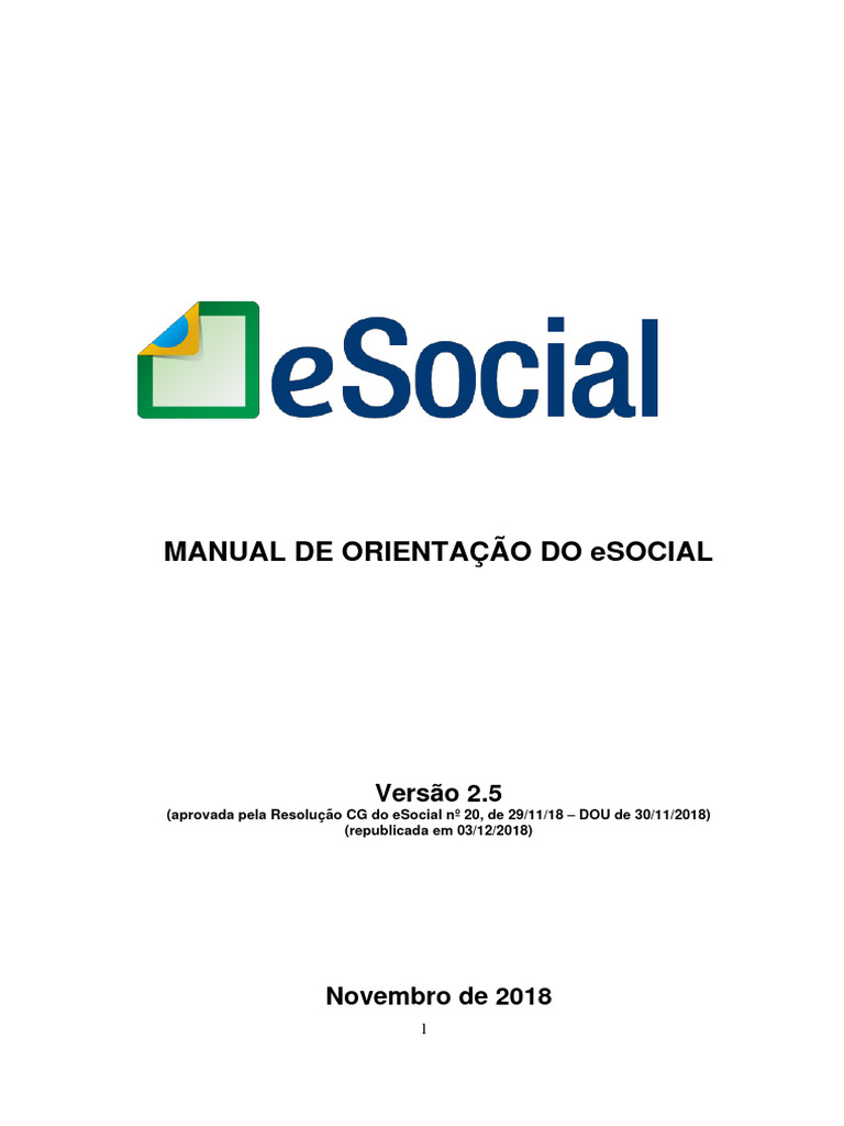 Manual Do Esocial 2-5 | PDF